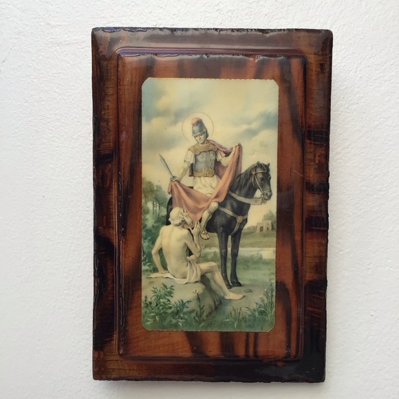 Unbranded | Art | Vintage Handcrafted Catholic Saint Wall Art Saint ...